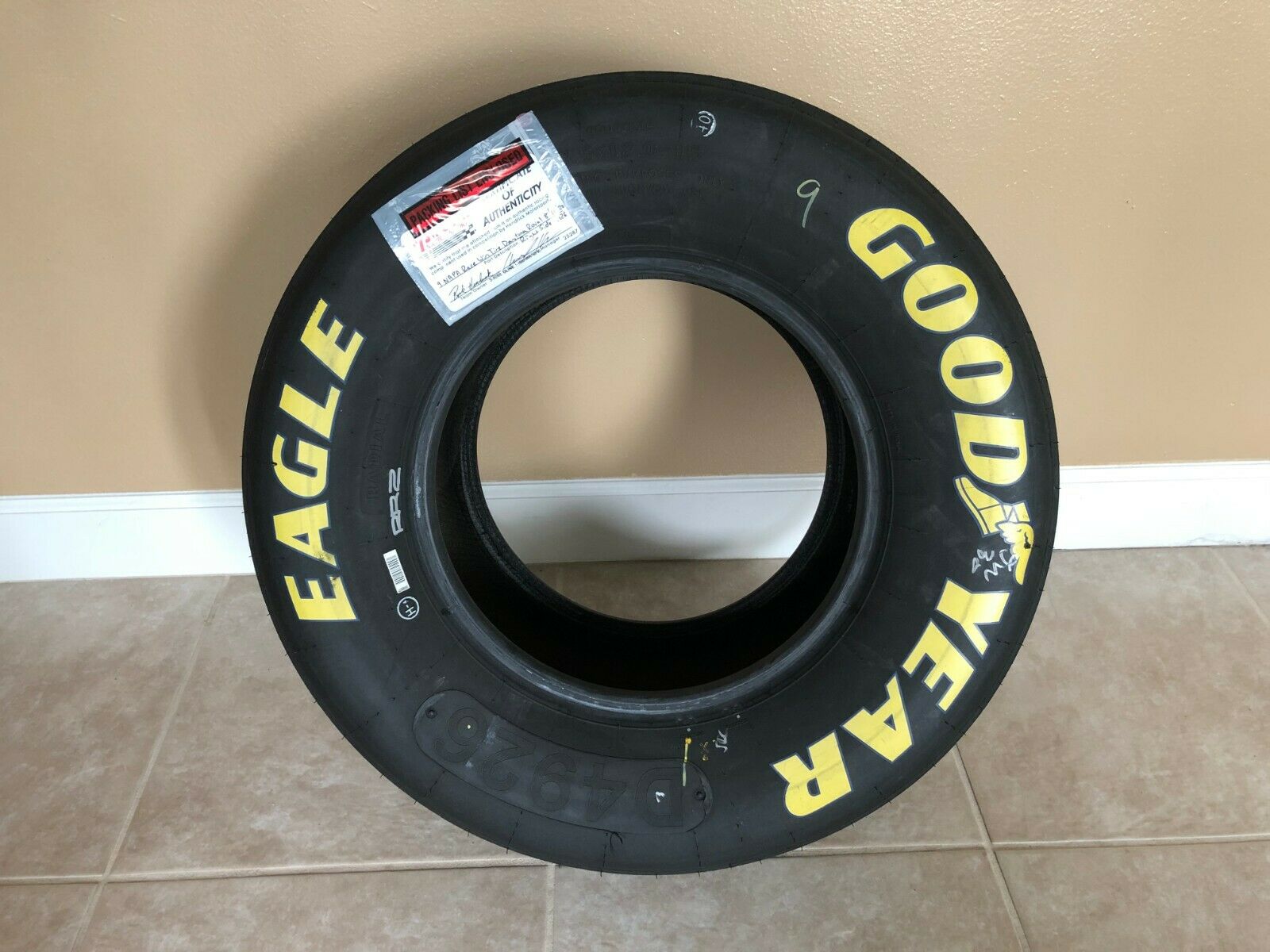 Chase Elliott DAYTONA ROVAL RACE WIN NASCAR Race Used Tire #9 Napa ...