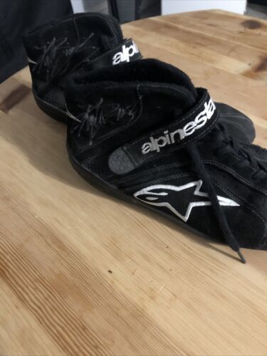 Kyle Busch Autographed NASCAR Racing Driving Shoes Alpinestars - Race ...