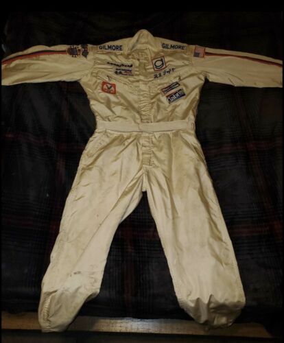 1977 AJ Foyt Race Worn Used USAC NASCAR Hinchman Gilmore Firesuit ...
